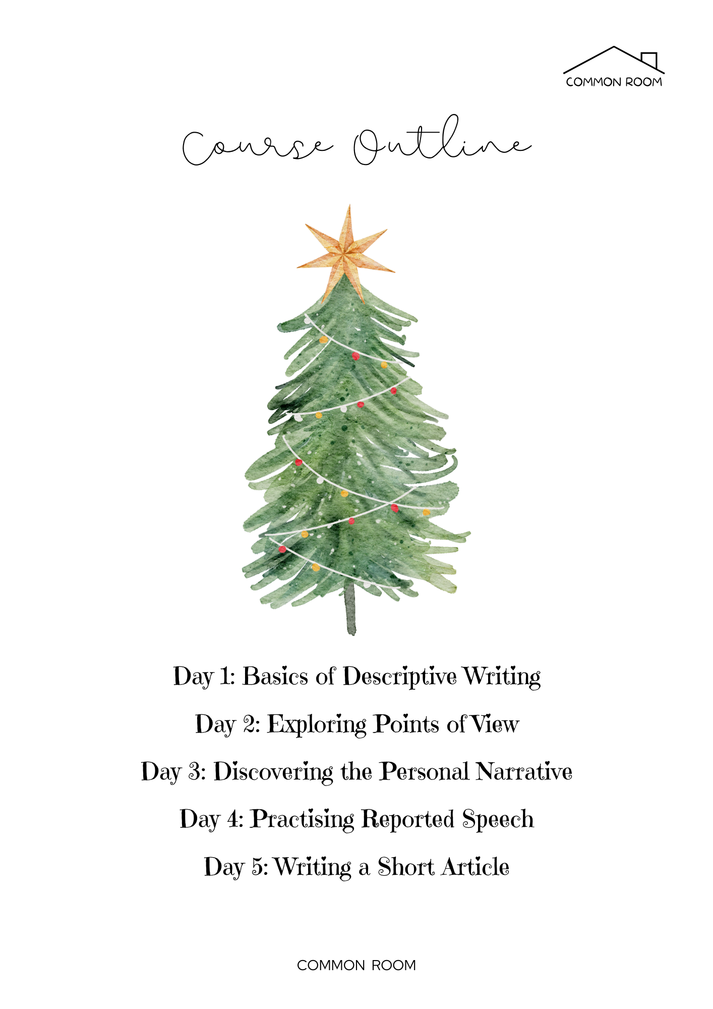 The Perfect Christmas – Common Room :: Creative Writing Courses for ...